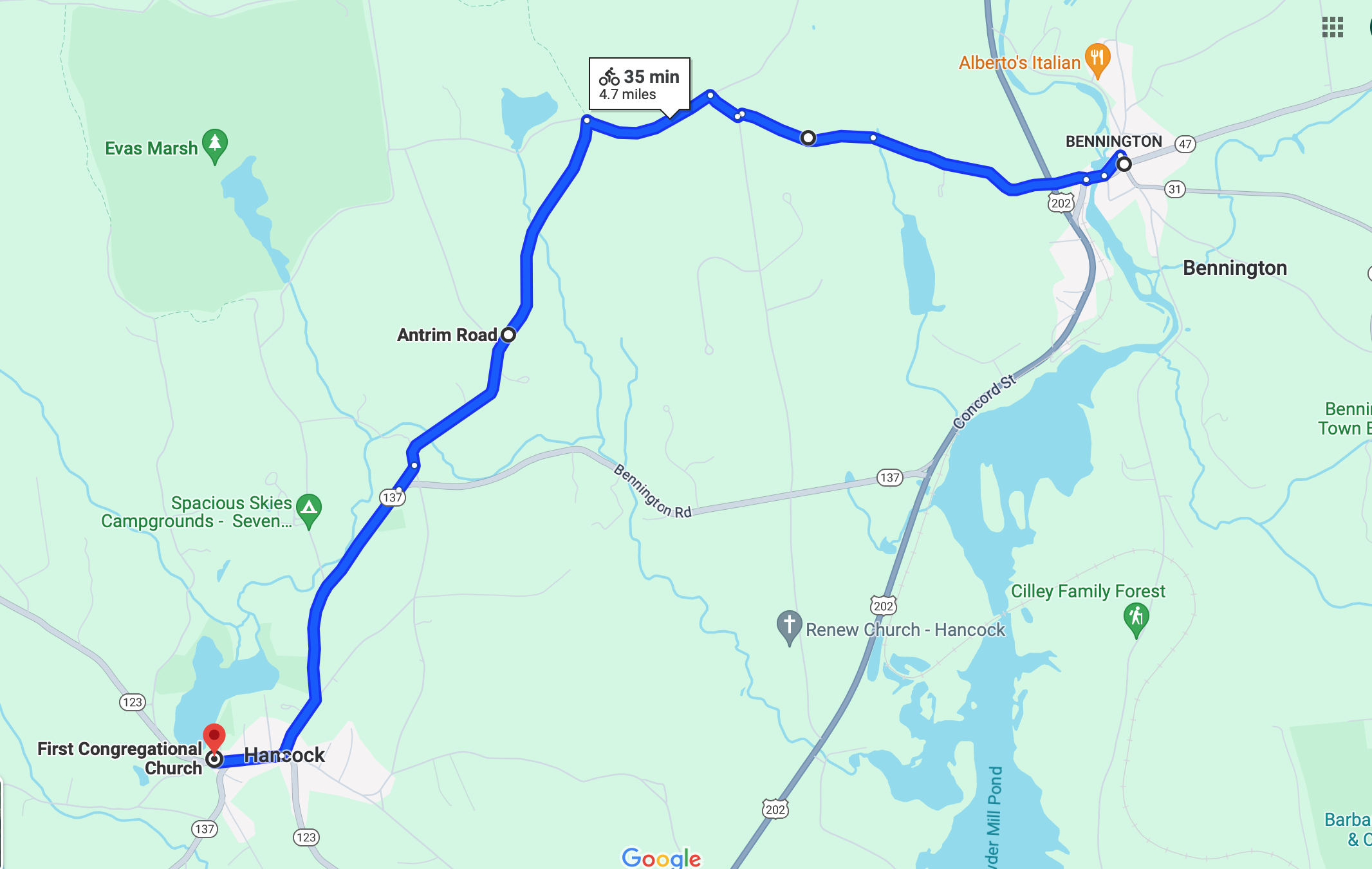 Hancock Road – Bennington, New Hampshire HistorySite Title